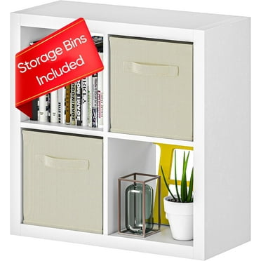 Better Homes & Gardens 4-Cube Storage Organizer with Display Shelf ...
