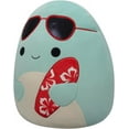 Squishmallows Original 14-Inch Perry Teal Dolphin with Red Surfboard ...