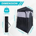 Oversized Instant Pop-Up Privacy Tent for Camping, Outdoor Showers, and ...