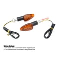 BIMZUC 2PCS Universal 14LED Turn Signal Light Motorcycle Steering Lamp ...