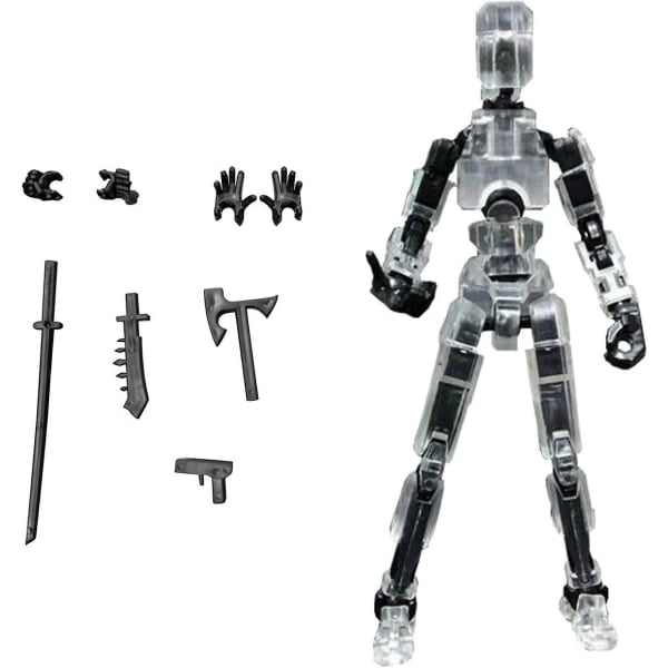 T13 Action Figure, Titan 13 Action Figure with 4 Types of Weapons and 3 ...