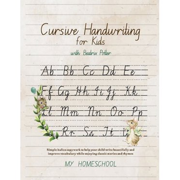 Unicorn Cursive Handwriting Workbook: Learn, Practice and Master the ...