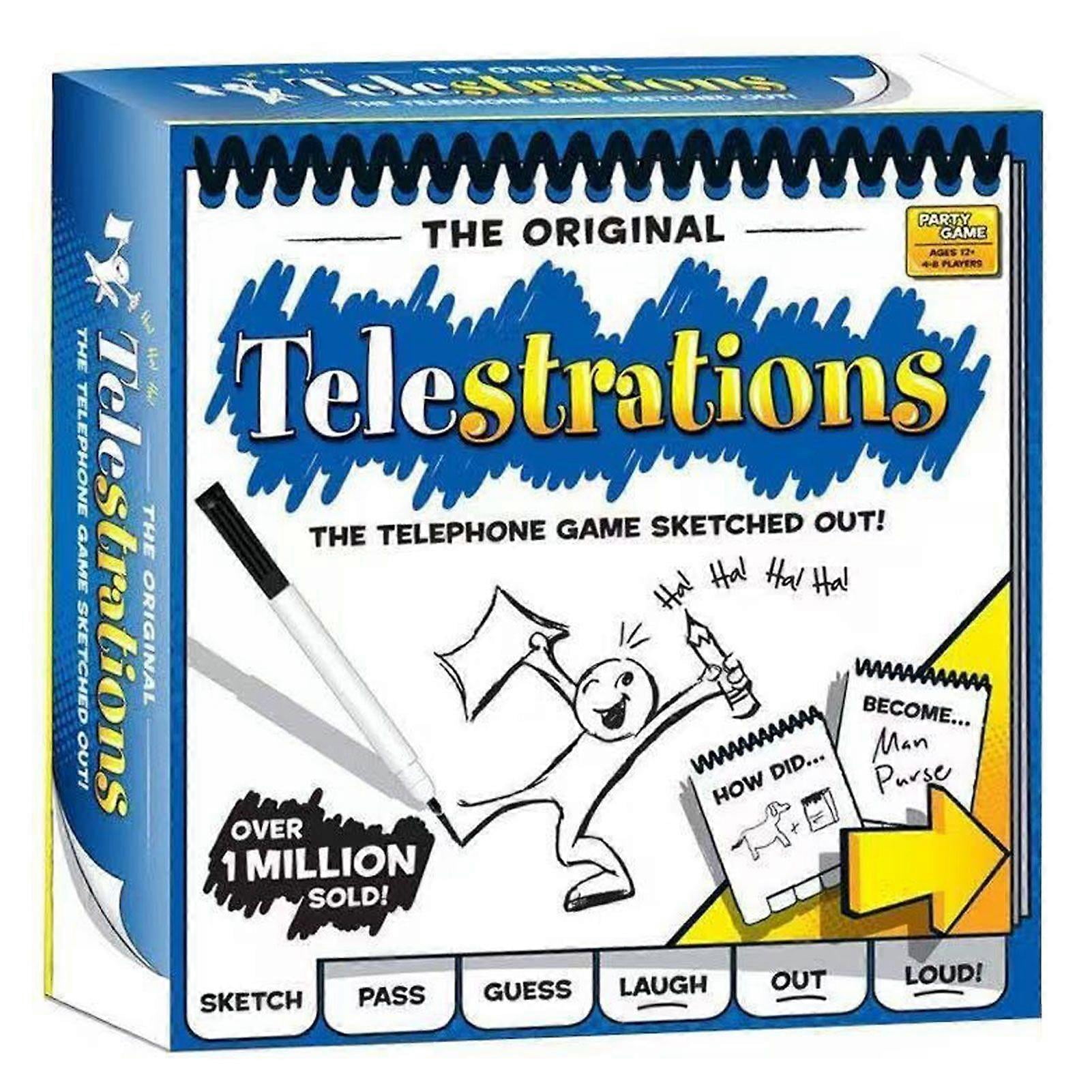 Click here for Hjw Telestrations 4-8 Players Board Game - Fun Hil... prices