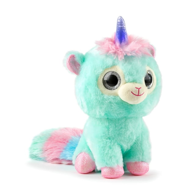 WowWee Ploosh Glowcorns - Llamacorn Interactive Plush with Light-up ...