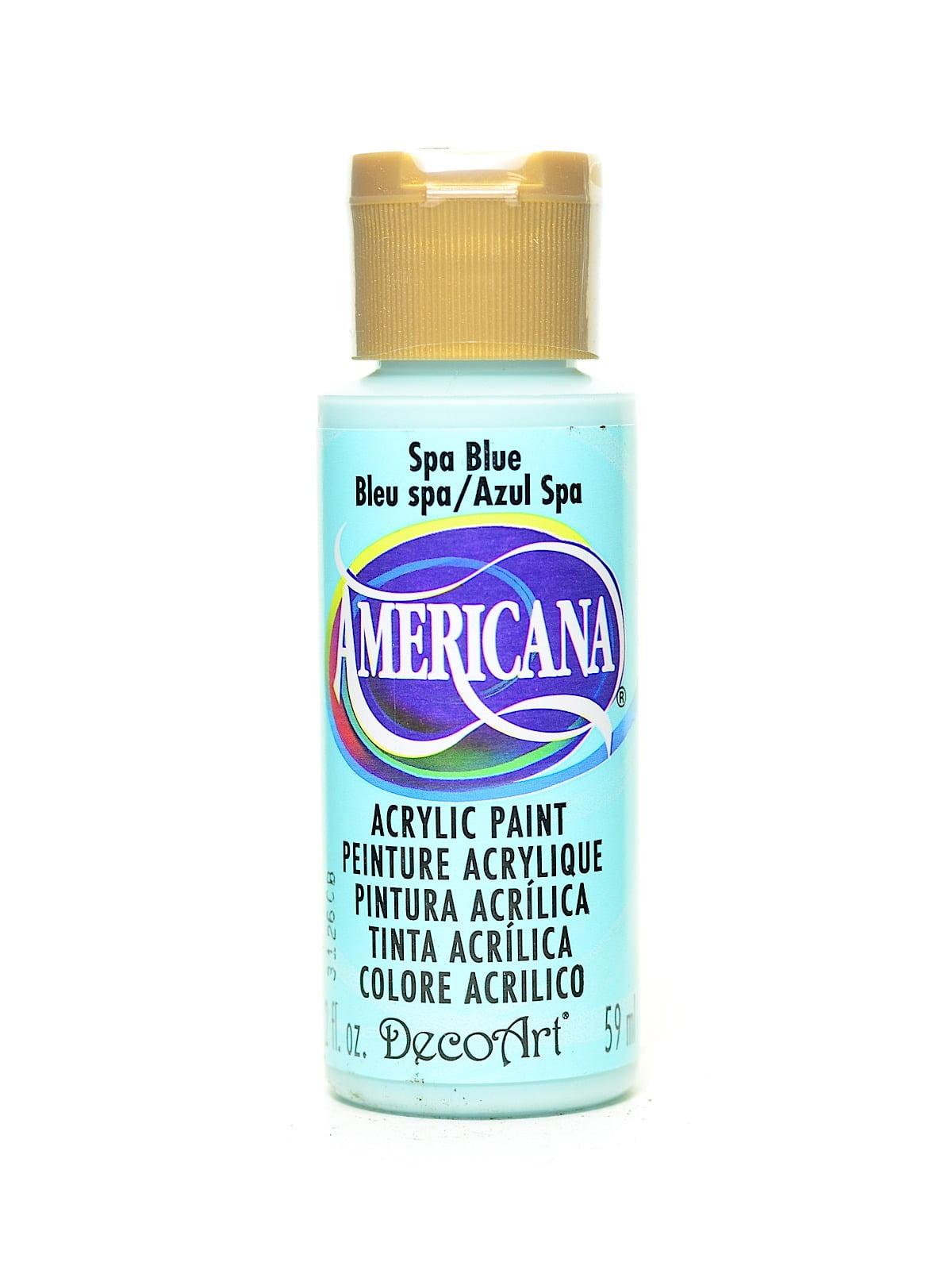 Americana Acrylic Paints spa blue, 2 oz. (pack of 8) - Walmart.com