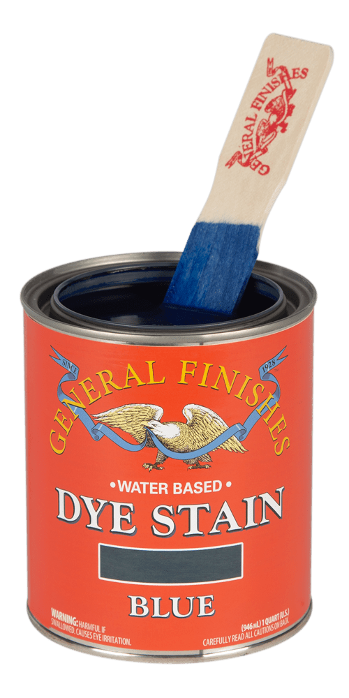 General Finishes Water Based Dye Stain, Blue, Quart - Walmart.com