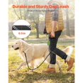 6ft Heavy Duty Nylon Dog Leash with Padded Handle Reflective Threads ...