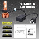 Alla Lighting Vision X-HL Xtreme Super Bright 10000 Lumens HB2 9003 H4 ...