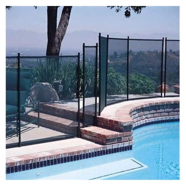 Free Shipping! YTAHOME Pool Fence for Above Ground Pools, 4 x 96Ft Mesh ...