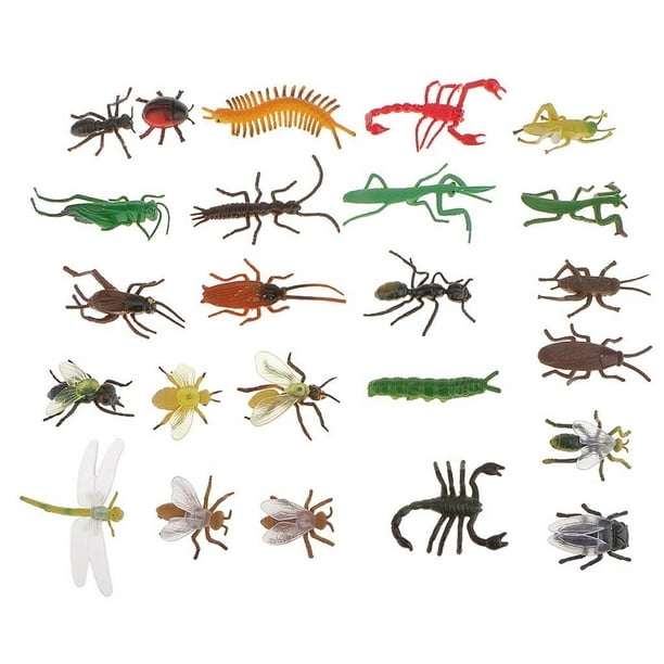 24X Plástico Insecto Modelo Escorpión Abeja Hormigas Insectos infantil ...
