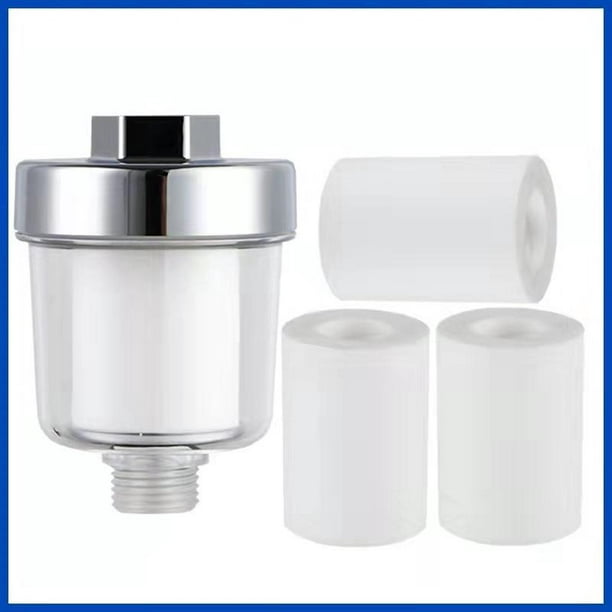 Filtro de agua para ducha con 3 filtros reemplazables: elimina ...