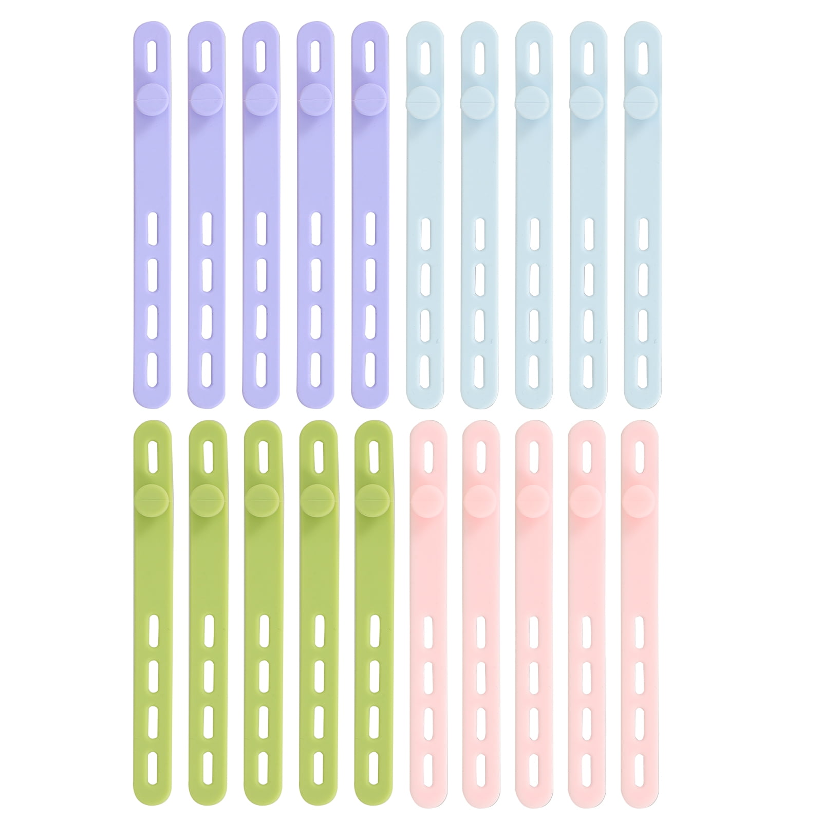 Click here for Hydreachca 20pcs Pink Silicone Zip Ties Reusable C... prices