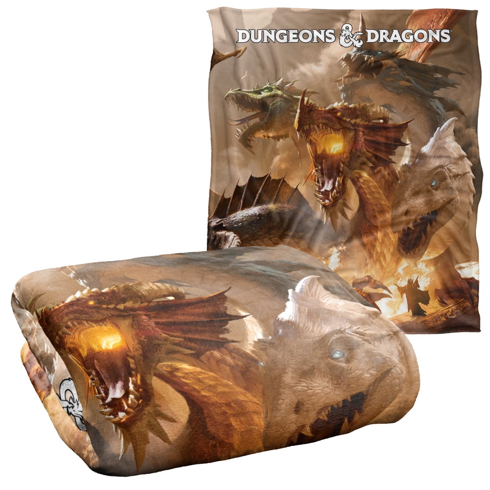 Dungeons and Dragons Tiamat Art Silky Touch Super Soft Throw Blanket 50 ...