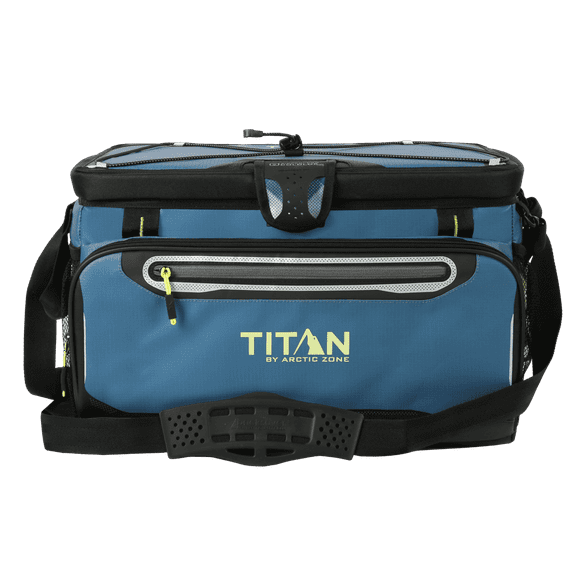 Titan by Arctic Zone, Soft Cooler, 48 Can Zipperless, Marine Blue ...