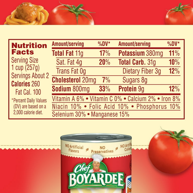 Spaghetti And Meatballs Chef Boyardee
