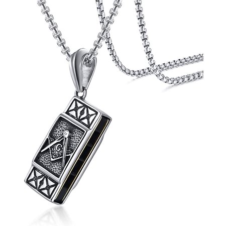 Stainless Steel Masonic Harmonica Vintage Musical Instrument Pendant ...