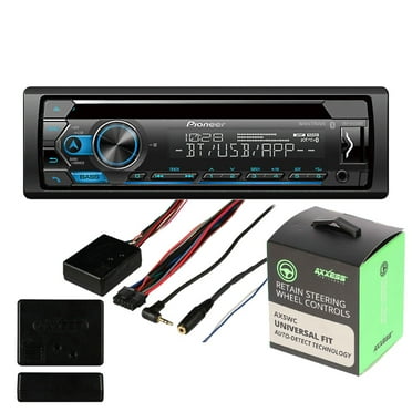 Pioneer Single-DIN In-Dash Car Stereo CD Player with Bluetooth, HD Radio, SiriusXM Ready ...