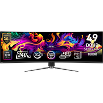onn 49" 3840 x 1080p Curved Dual FHD Gaming Monitor, Black, 100133225 ...