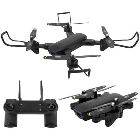 Remote Control 4K Camera , Foldable RC Quadcopter with LED Light, 2 ...