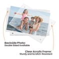 Sindcom 5x7 Acrylic Frames 3 Pack, Frameless Clear Picture Frames ...