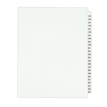 Avery Standard Collated Legal Dividers Avery Style, Letter Size, 226 ...