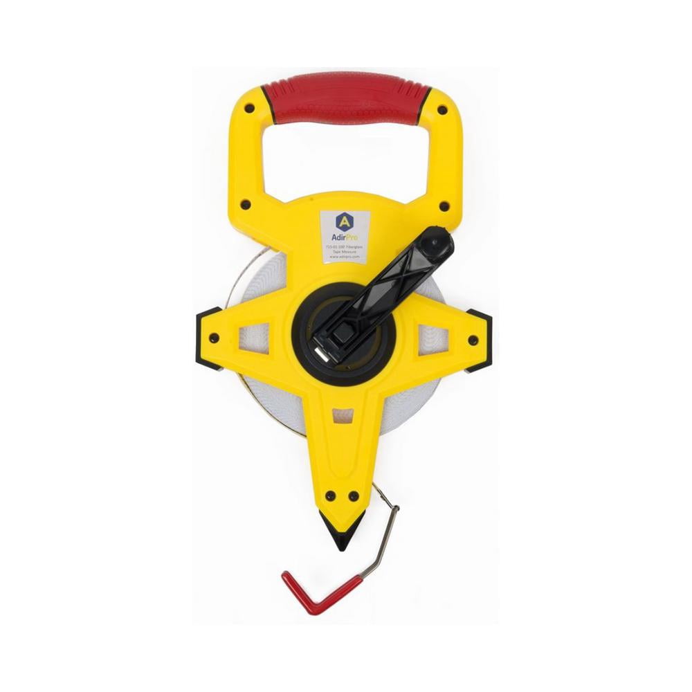 AdirPro 100 ft Fiberglass Rolling Tape Measure Appraisers Tape ...