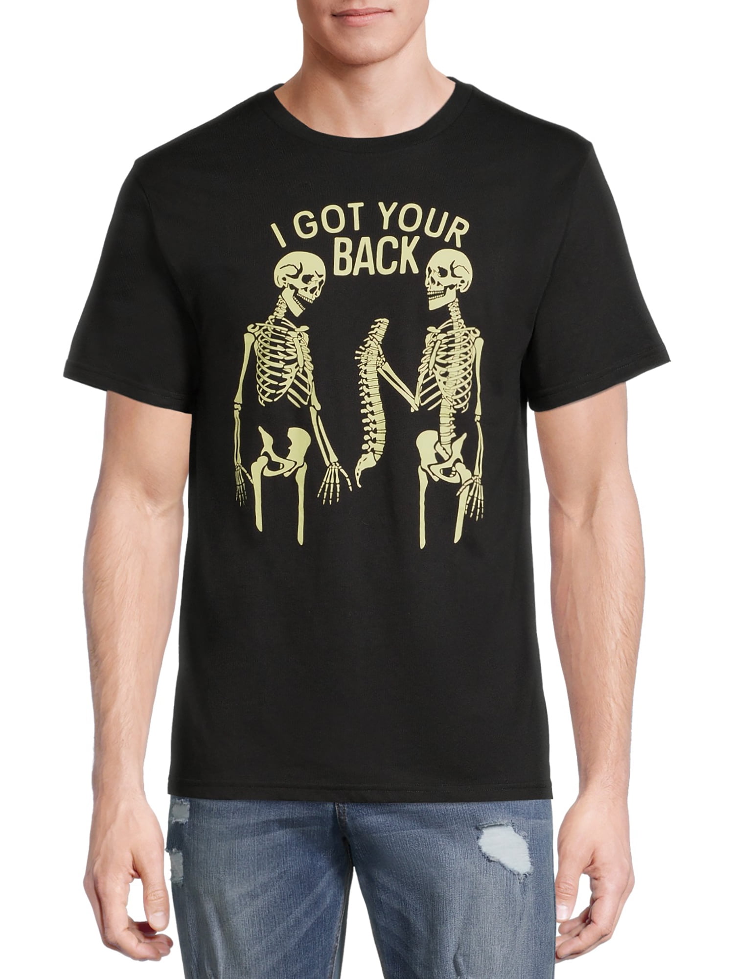 Way to Celebrate Men's & Big Men's Backbone Graphic Tee - Walmart.com