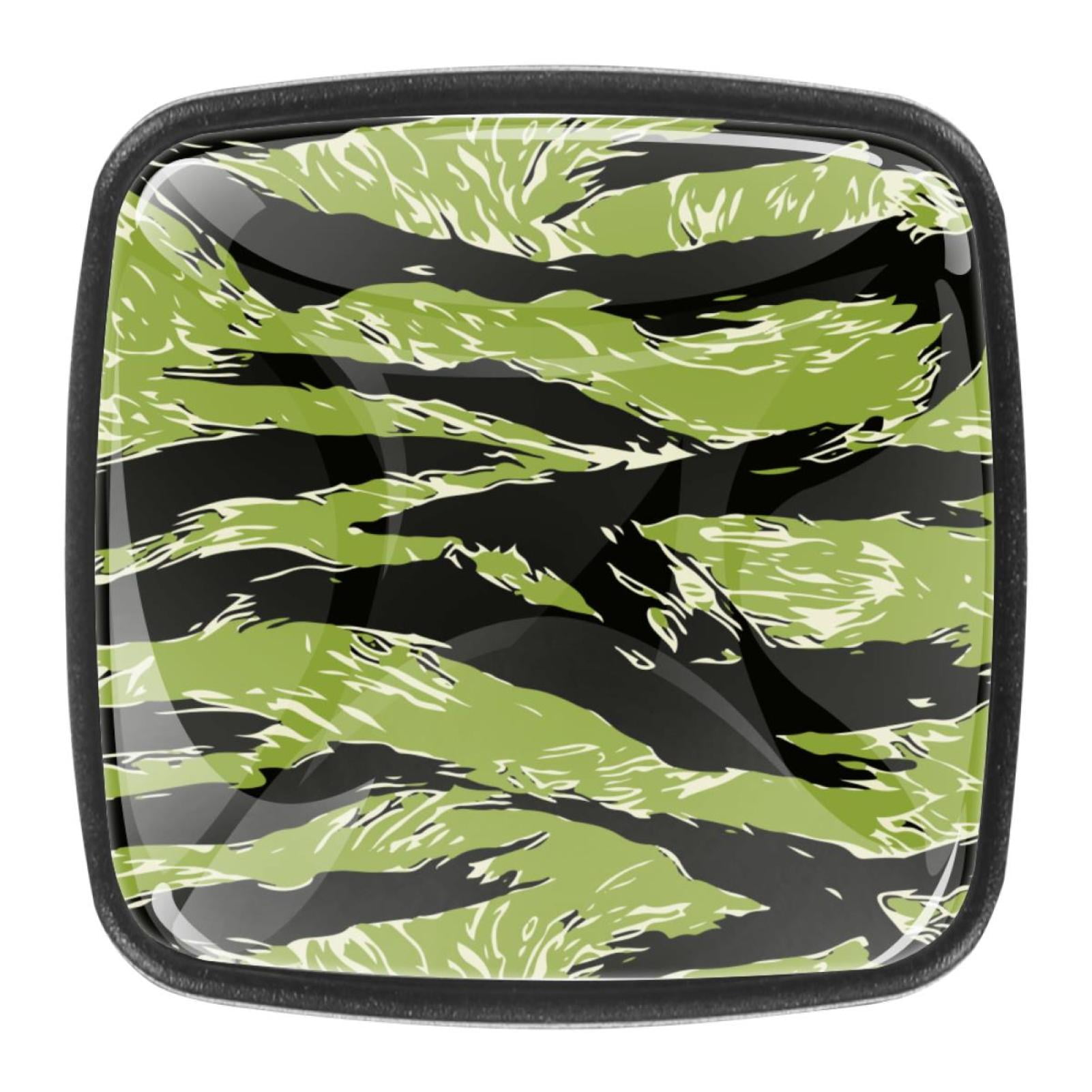 4 Pcs Square Cabinet Handle Cupboard Knob Drawer Pulls Handle Camo ...