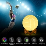 7.1 Inches Volleyball Night Light, Volleyball Lamp Light for Kids Room ...