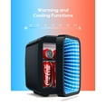 Aisutha Mini Fridge, 4 Liter/6 Cans Small Refrigerator With 6 Colorful ...