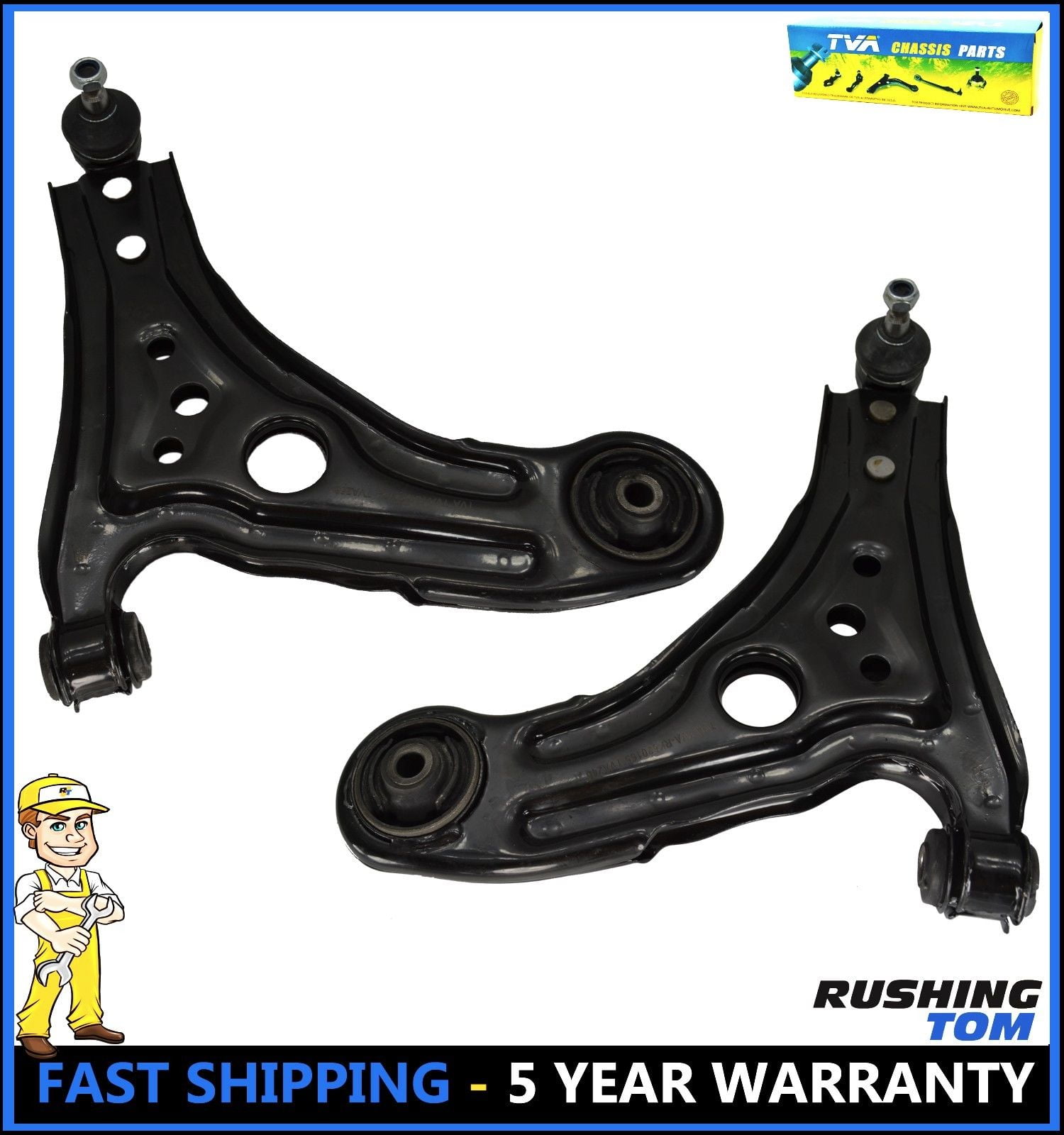 2 Front Left & Right Lower Control Arm for Swift Chevrolet Aveo Pontiac ...