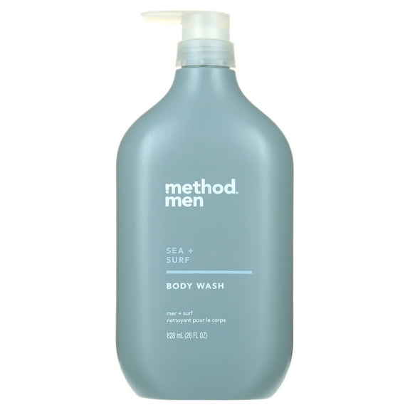 method Body Wash Pure Peace 28oz with Peony Rose Water Pink Sea Salt ...