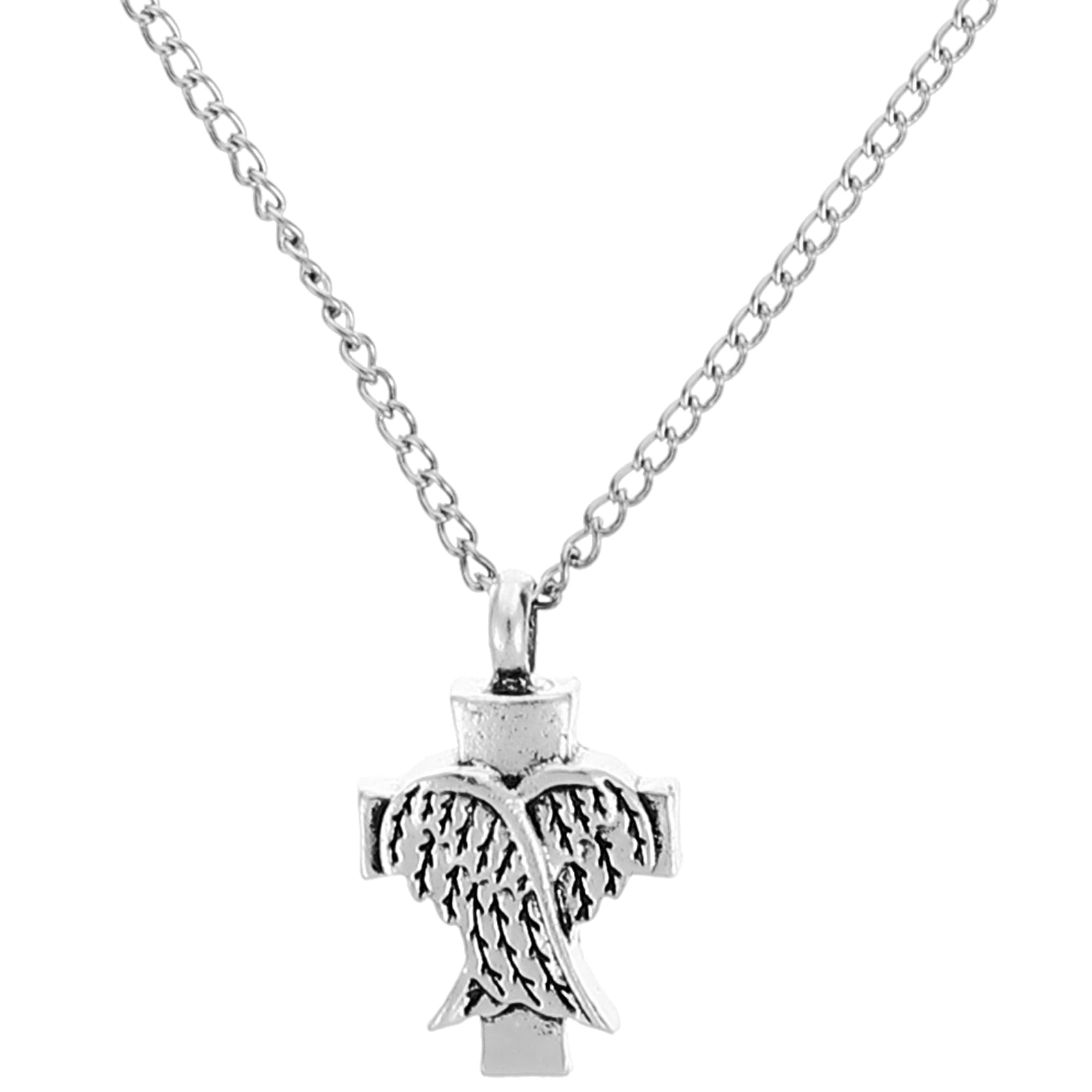 Click here for Homemaxs Cross Animal Cremation Urn Necklace Angel... prices