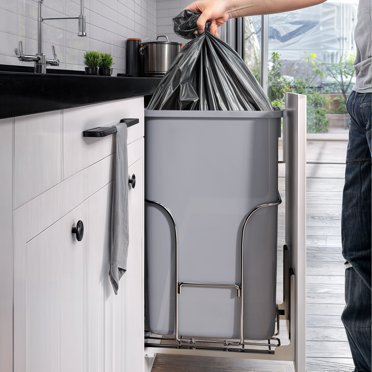 simplehuman 30L Slide Garbage Bin, Under Counter Kitchen Cabinet Pull ...