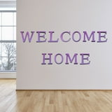 3D Acrylic Alphabet Mirror Wall Stickers Letter L Self-Adhesive Home ...