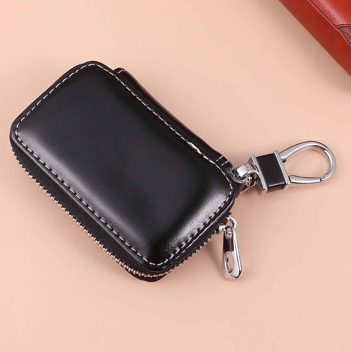 Click here for Ounona Men Key Holder Car Key Storage Bag Black 1s... prices