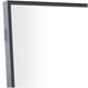 DecMode 37" x 67" Black Grid Style Panel Wall Mirror - Walmart.com