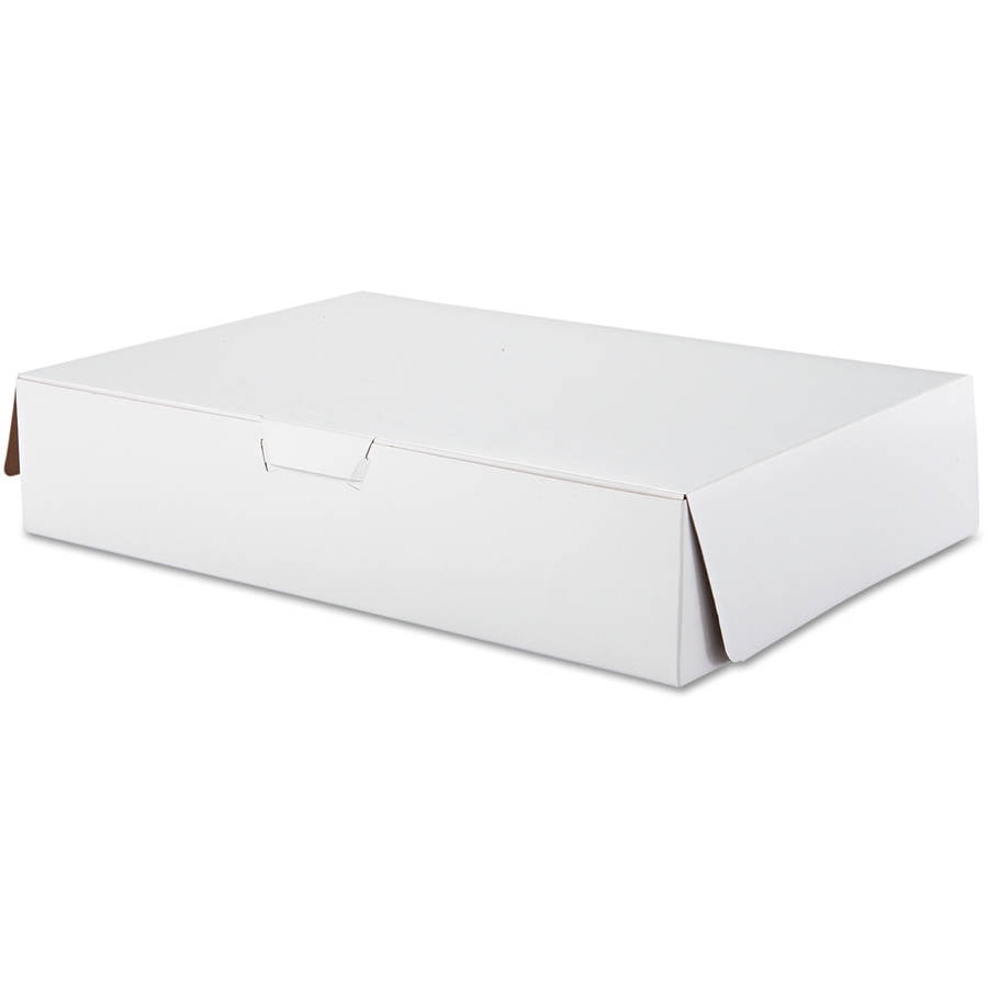 SCT Tuck-Top Bakery Boxes, White, 50 count - Walmart.com - Walmart.com