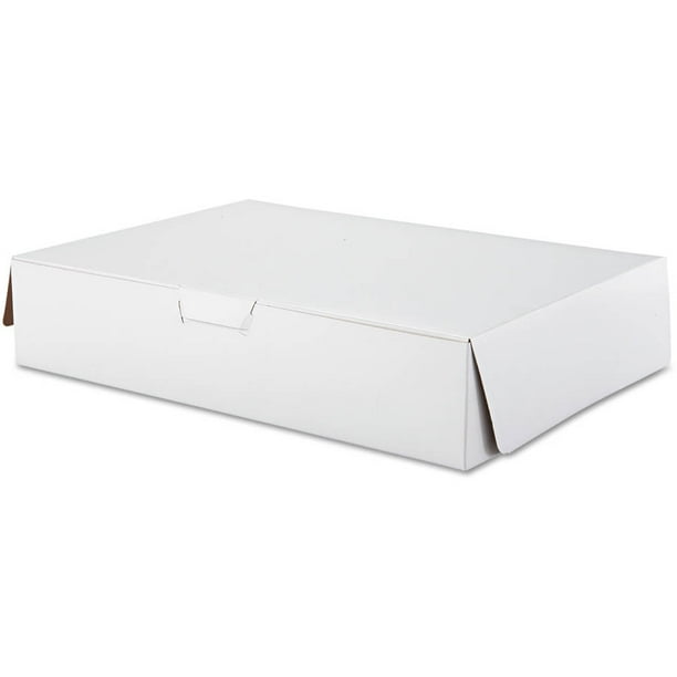 SCT Tuck-Top Bakery Boxes, White, 50 count - Walmart.com - Walmart.com