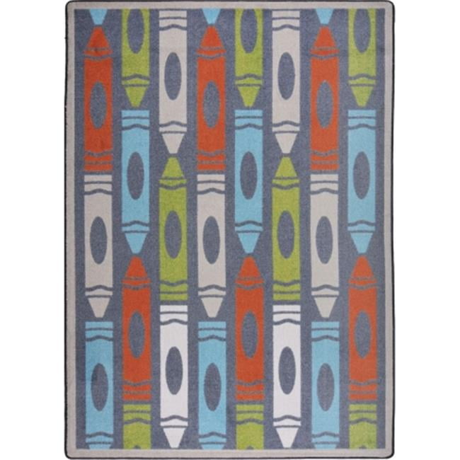 Playful Patterns Jumbo Crayons Rectangle Childrens Area Rugs 03 ...