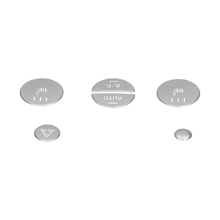 Console Knob Sticker, Luxurious And Elegant Console Knob Trim Aluminum ...