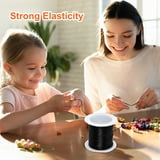 Elastic Stretch Jewelery Bracelet Making String Beading Cord Roll Black ...