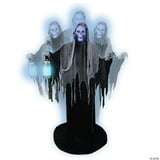 Tekky Toys 5.5 ft Animated Rising Ghost Reaper Halloween Decoration ...