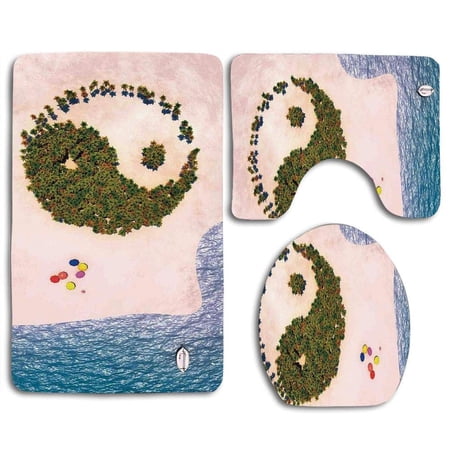 XDDJA Ying Yang Aerial View a Forest Shaped Like Yin Yang Symbol in ...