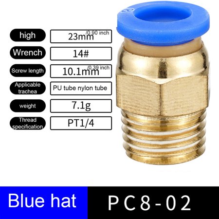 pitrice 10 Pieces Home Portable Threaded Interface Pneumatic Fast ...