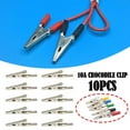 XINYUAN 1009 Clip Crocodile Clip Large Single Handled 4mm Clip 10A Hole ...