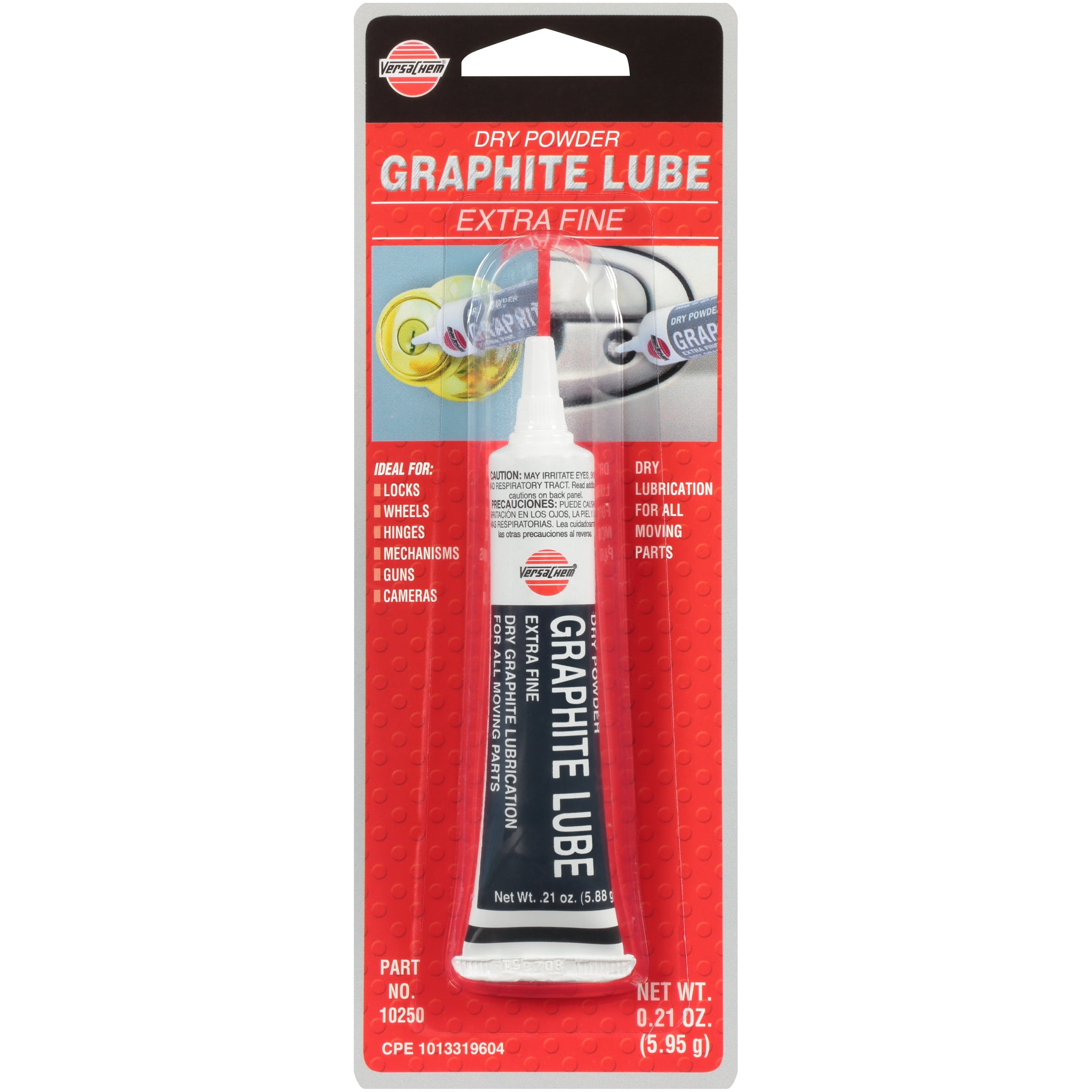 VersaChem 10250 Dry Graphite Lubricant, Powder, 0.21 oz Tube - Walmart.com