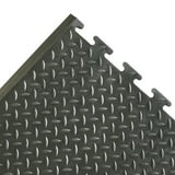 Rubber-Cal "Foot-Rest" Interlocking Anti-Fatigue Floor Mat - 1/2 in x ...