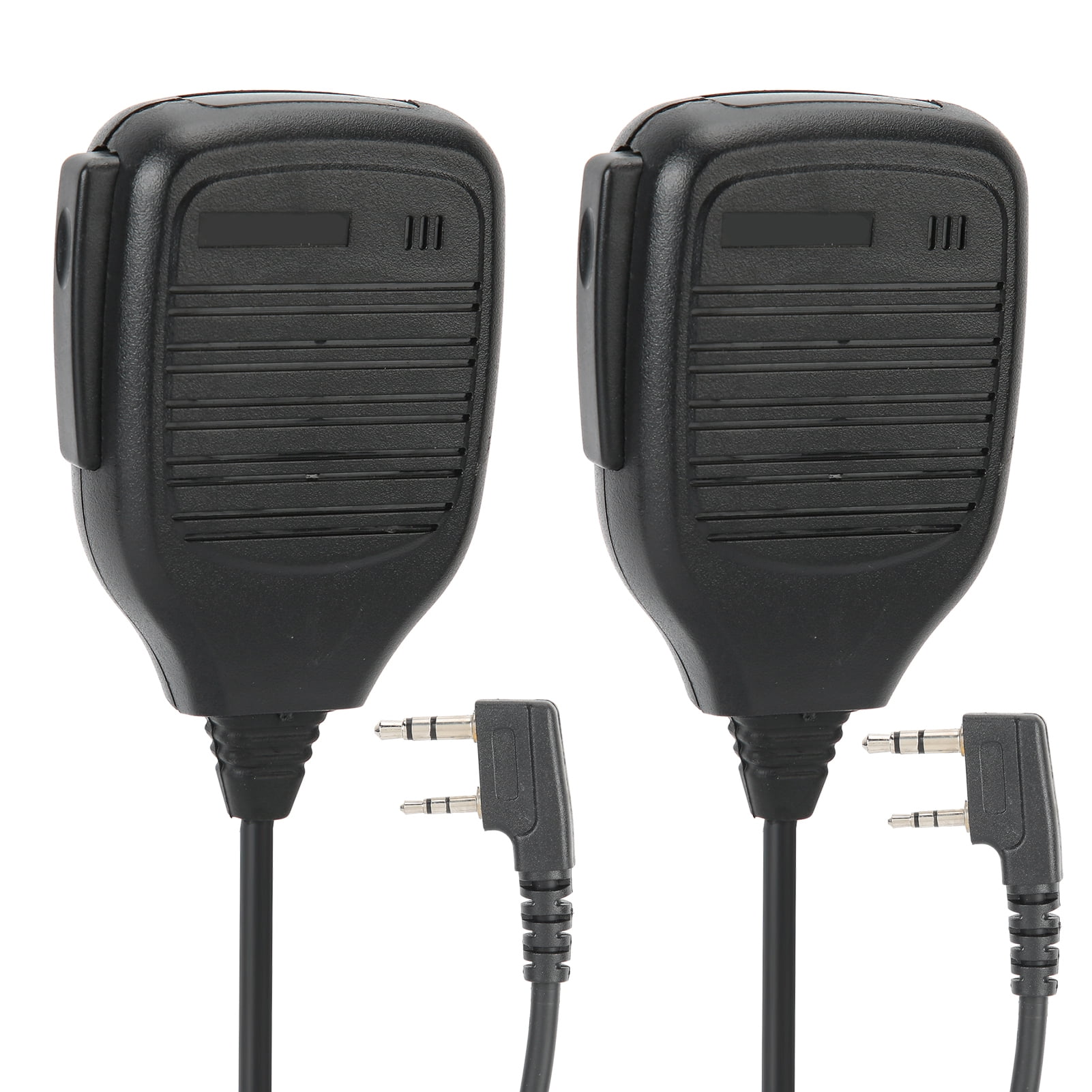 Micrófono Walkie Talkie, 2 micrófonos de mano con radio bidireccional ...