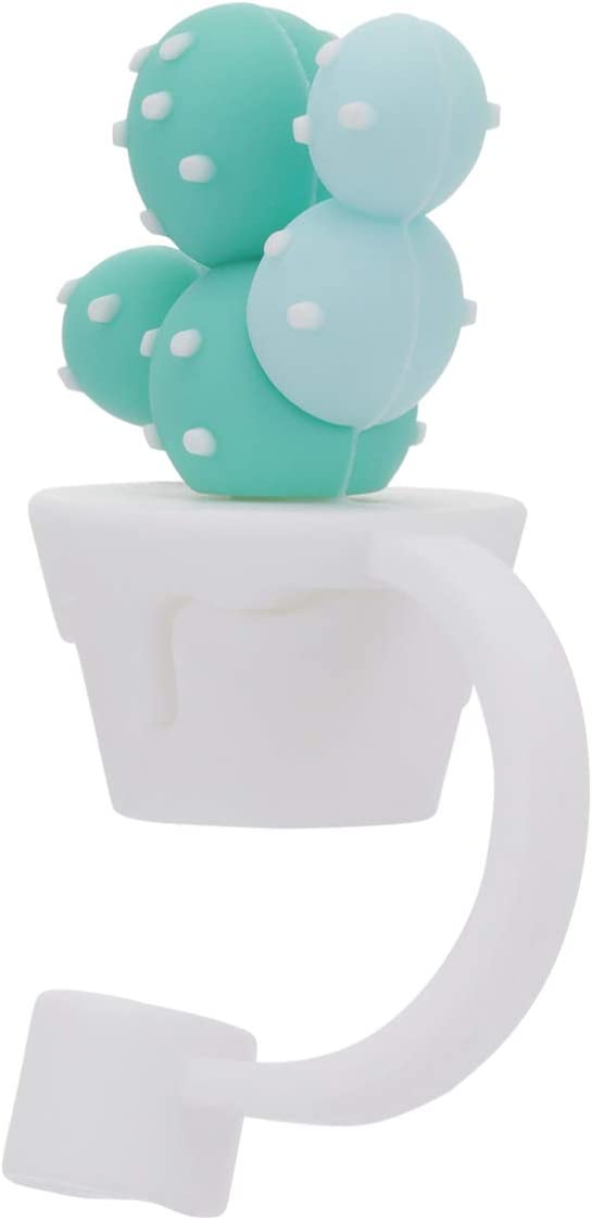 Straw Cover 2Pcs Drinking Straw Caps Silicone Shaped Anti- Straw Tip ...